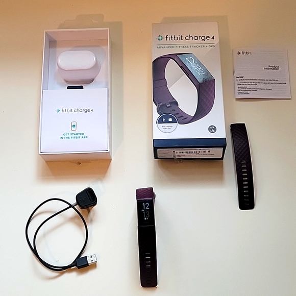 fitbit | Accessories | Fitbit Charge 4 Fitness S L Bands Purple Works ...
